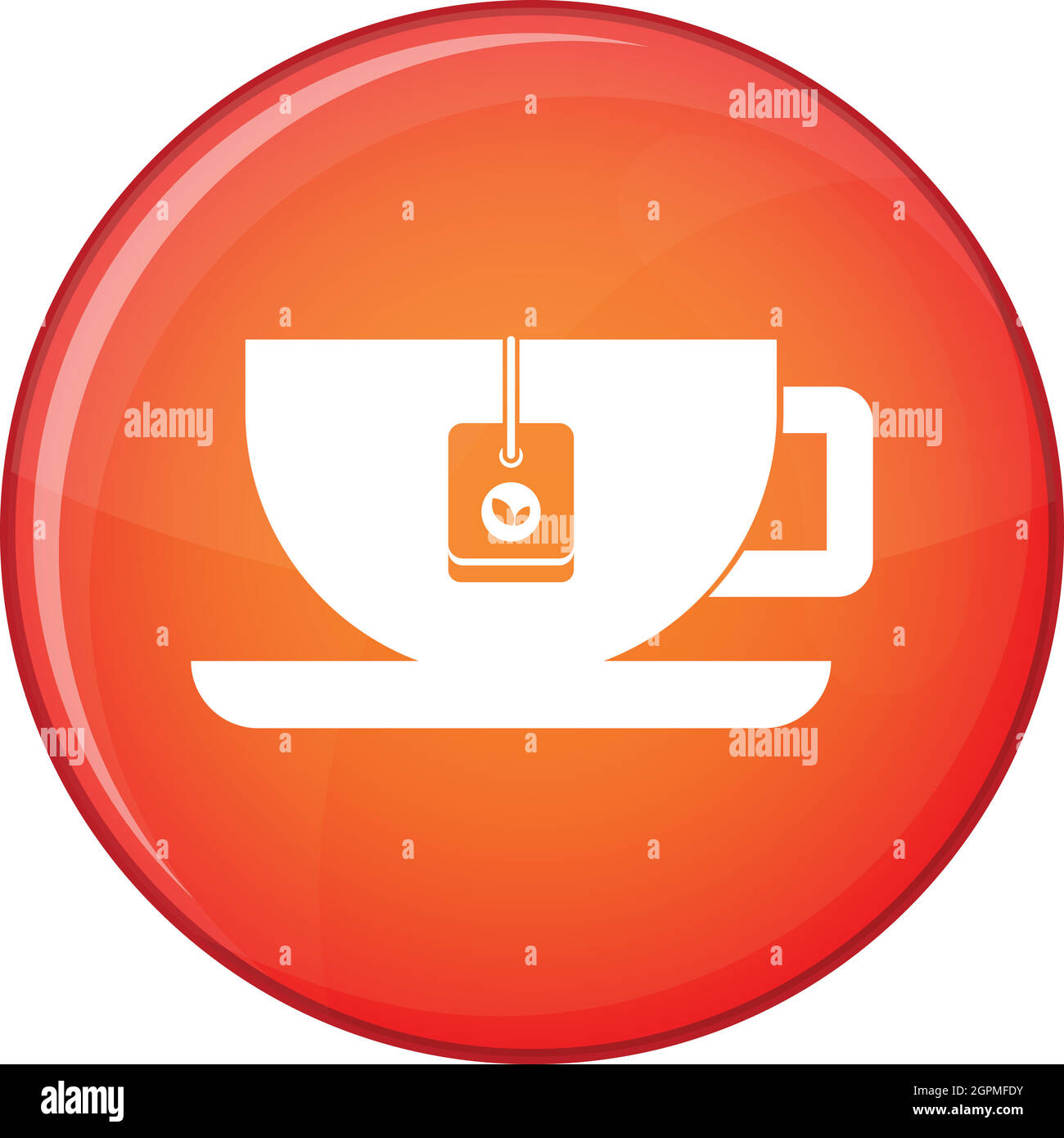 Green tea bag Stock Vector Images - Alamy