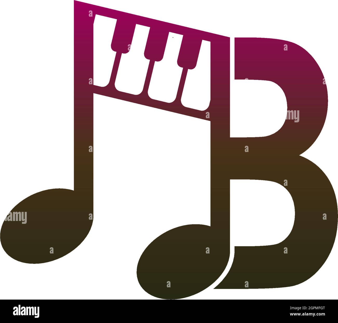 Note b Stock Vector Images - Alamy