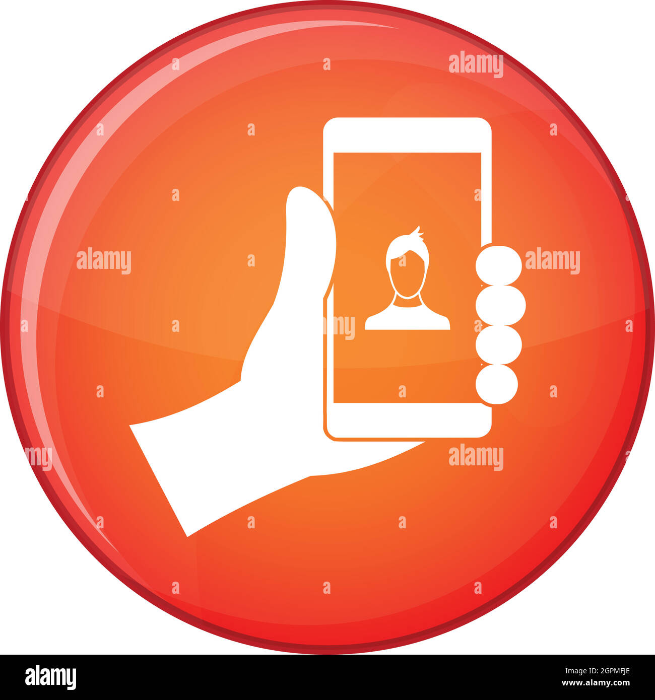 Wireless device holding digital Stock Vector Images - Alamy