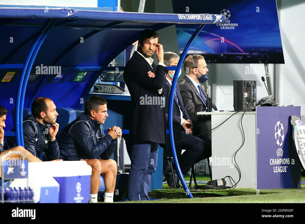 September 29, 2021, Saint Petersburg, Russia. UEFA Champions League ...