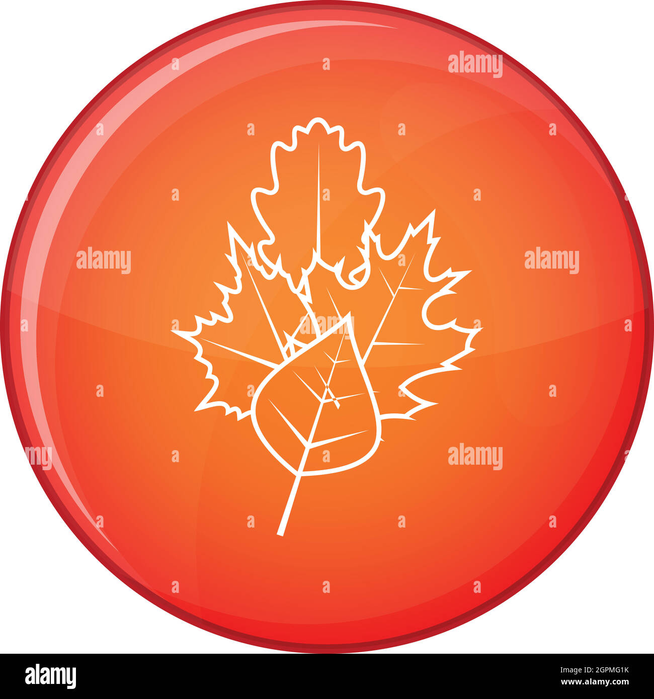 Brown red maple leaves Stock Vector Images - Alamy