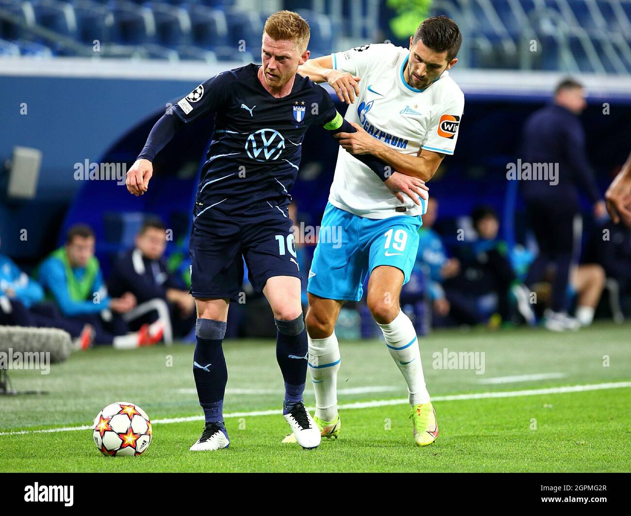 September 29, 2021, Saint Petersburg, Russia. UEFA Champions League ...