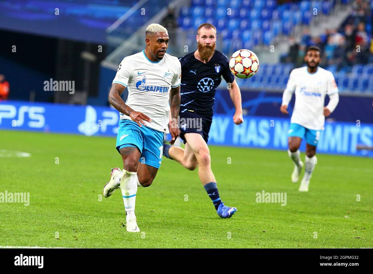 September 29, 2021, Saint Petersburg, Russia. UEFA Champions League ...