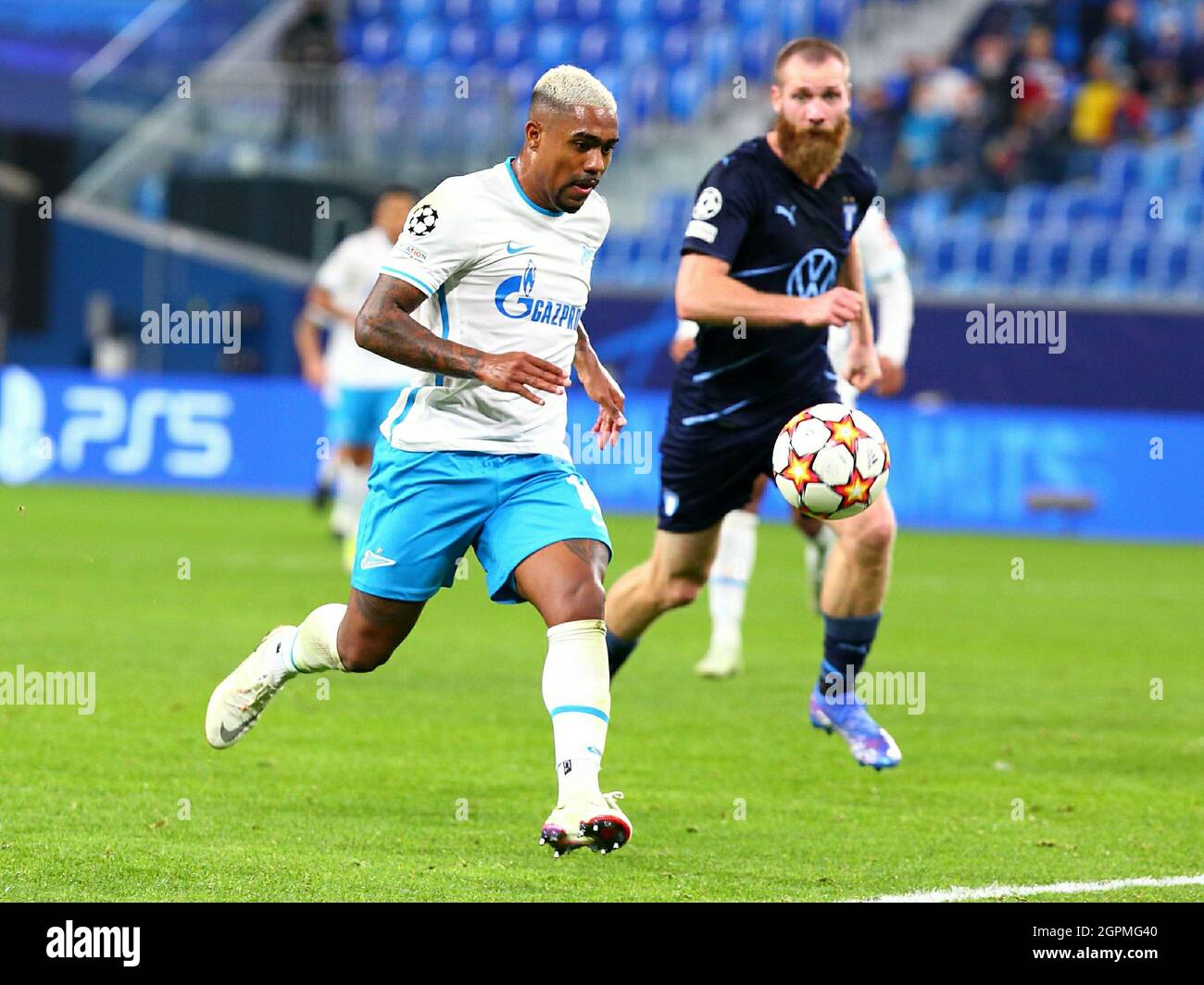 September 29, 2021, Saint Petersburg, Russia. UEFA Champions League ...