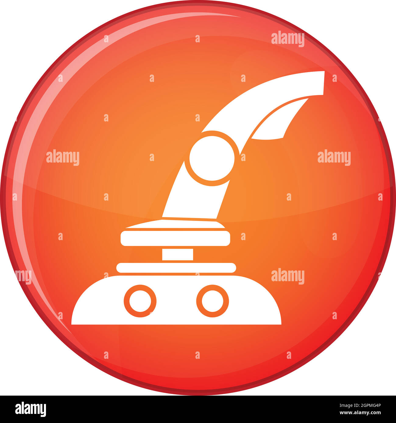 Joystick icon, flat style Stock Vector Image & Art - Alamy