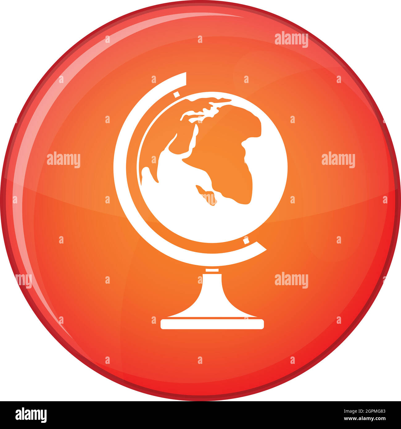 Object isolated illustration globe Stock Vector Images - Alamy