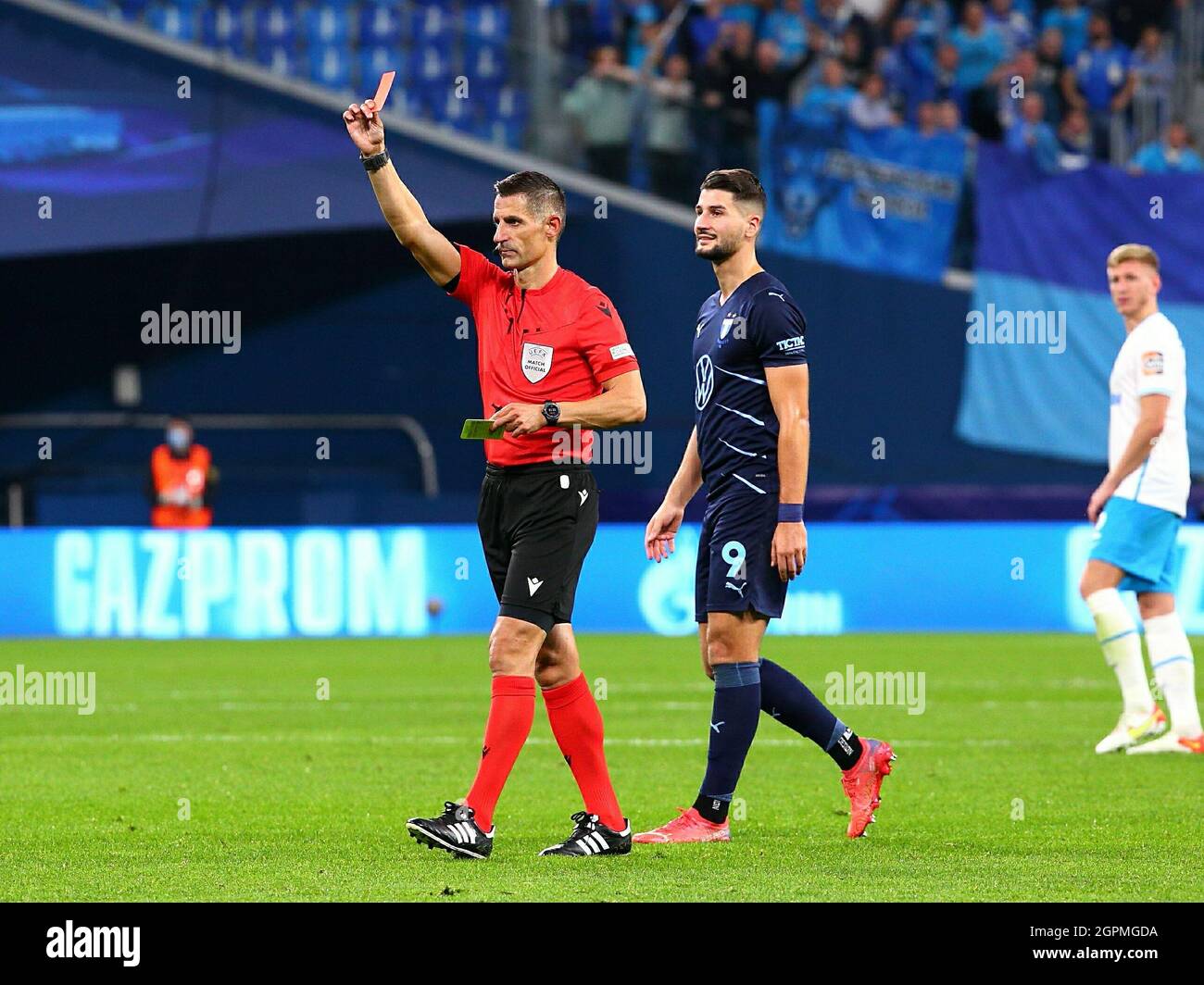 September 29, 2021, Saint Petersburg, Russia. UEFA Champions League ...