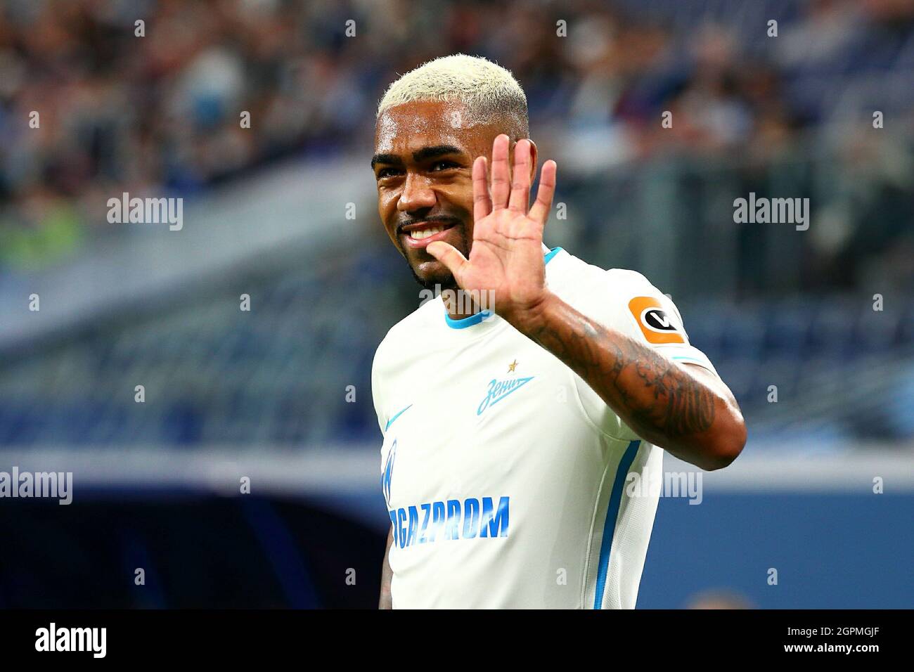 September 29, 2021, Saint Petersburg, Russia. UEFA Champions League ...