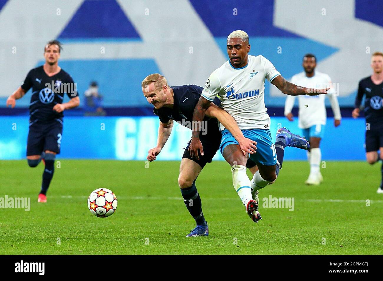 September 29, 2021, Saint Petersburg, Russia. UEFA Champions League ...