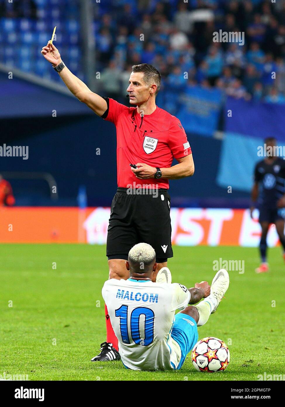 September 29, 2021, Saint Petersburg, Russia. UEFA Champions League ...