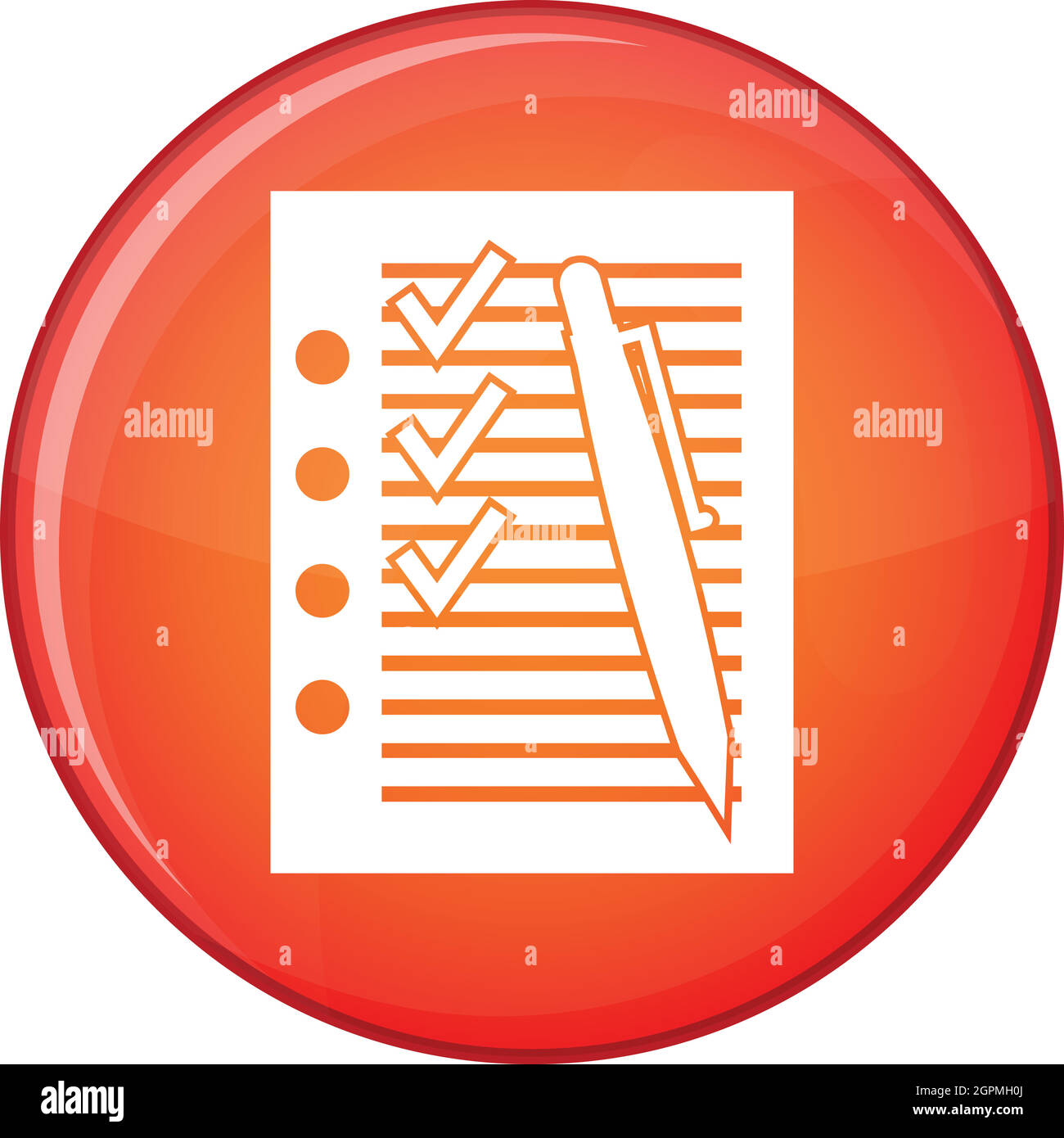 Plan Document Flat Design Business Stock Vector Images - Alamy