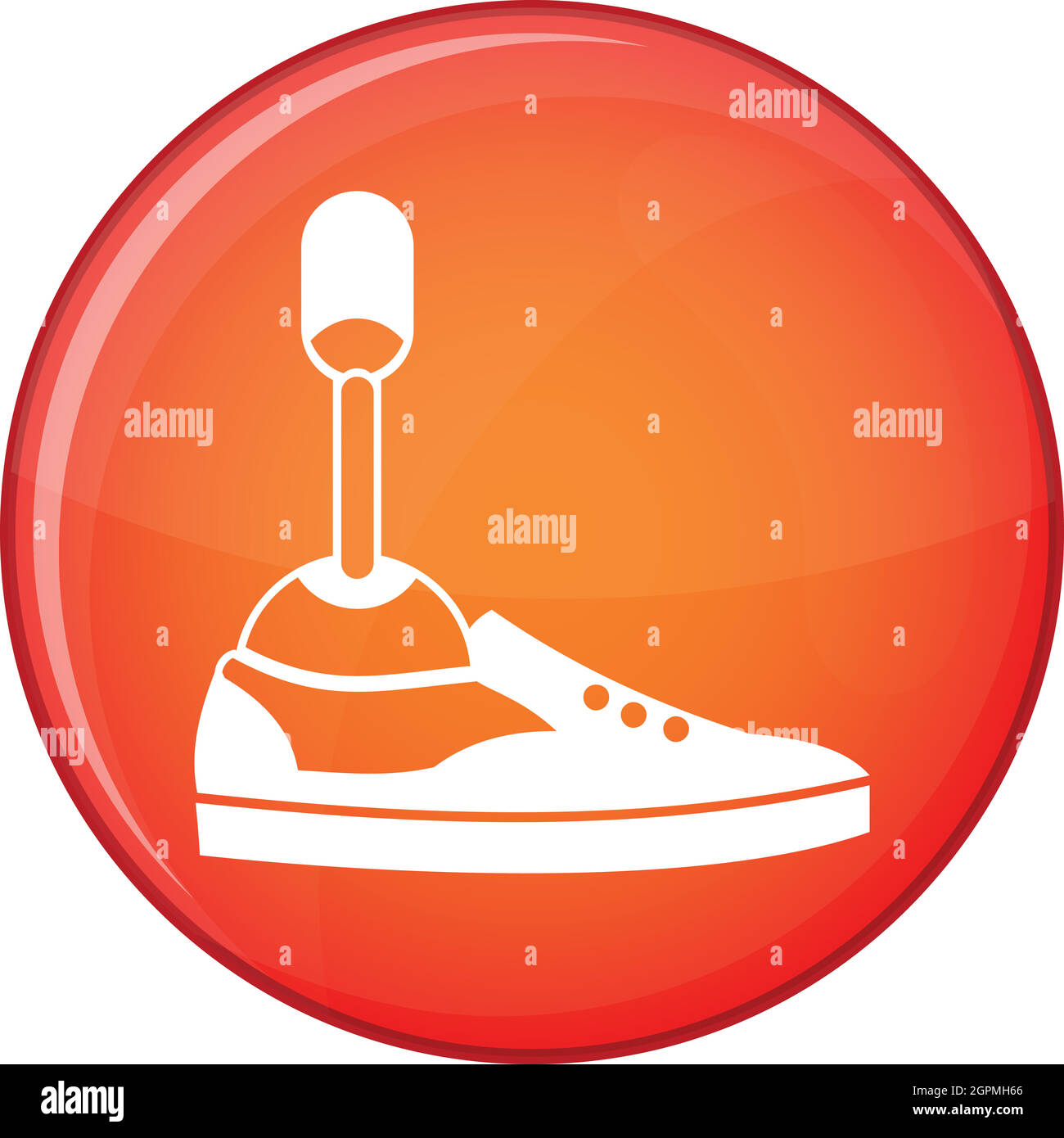 Prosthetic leg icon, flat style Stock Vector Image & Art - Alamy