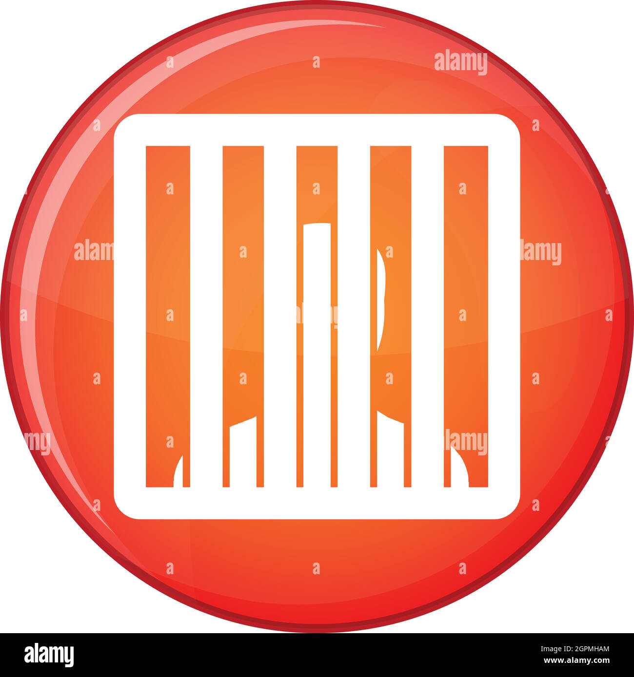 Man behind jail bars icon, flat style Stock Vector Image & Art - Alamy