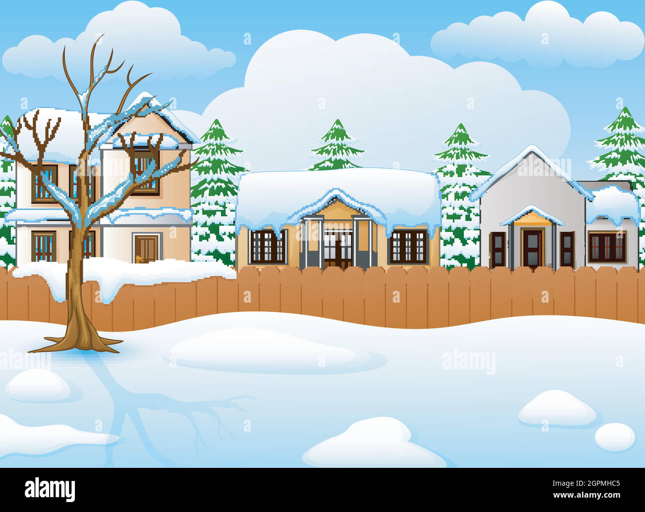 Tree house illustration Stock Vector Images - Alamy