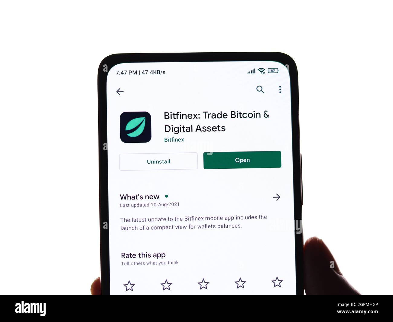 Bitfinex logo Cut Out Stock Images & Pictures - Alamy