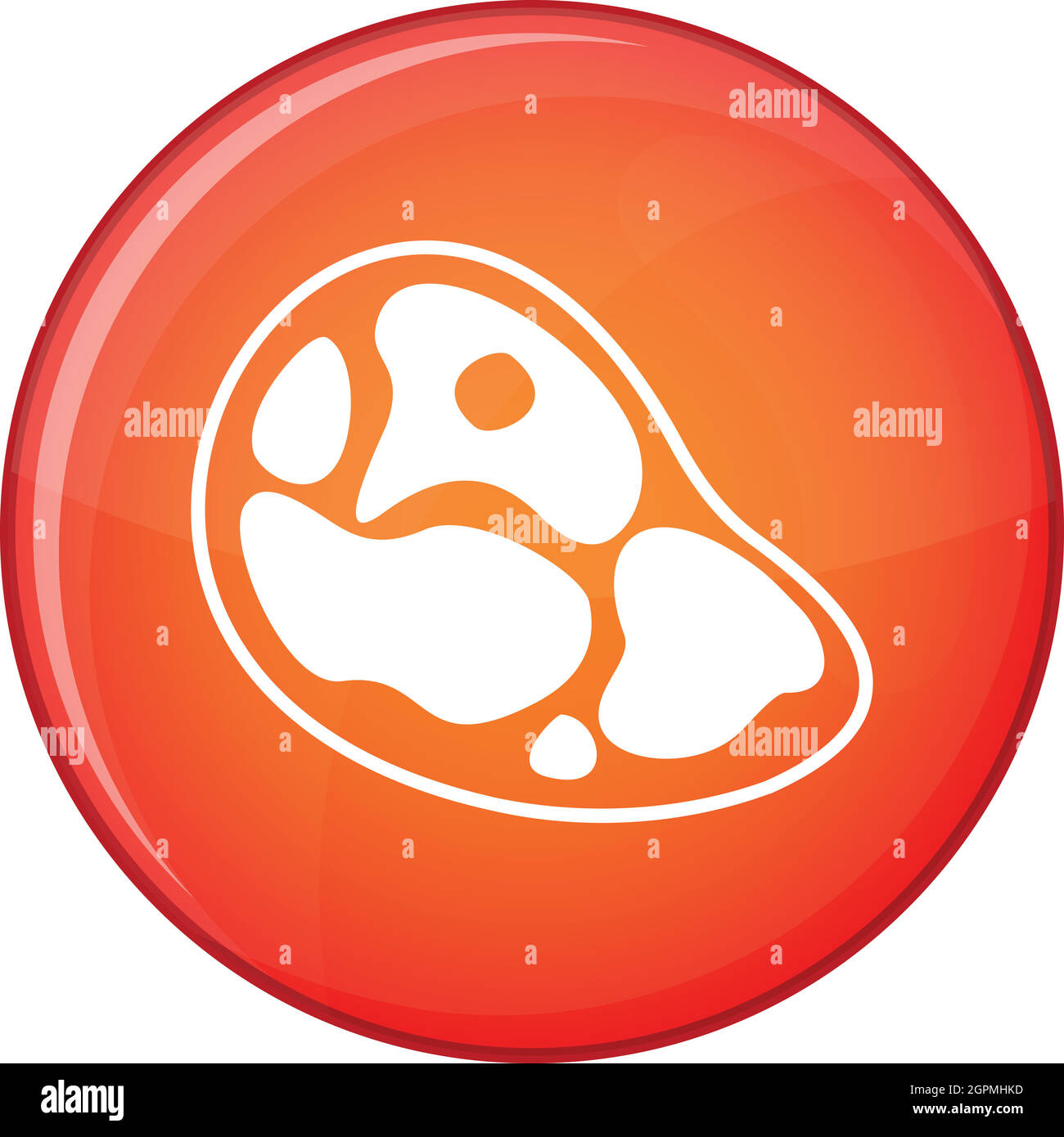 Steak icon, flat style Stock Vector Image & Art - Alamy
