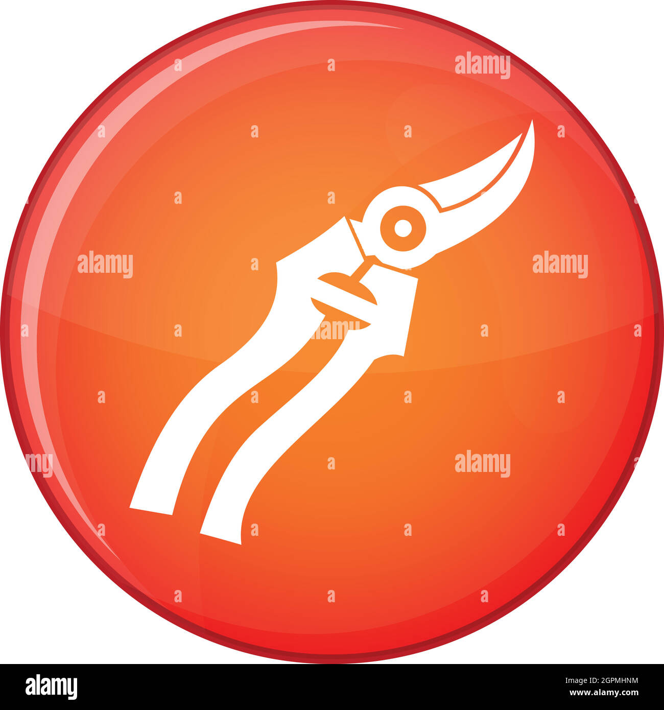 Garden trimming tool plant Stock Vector Images - Alamy