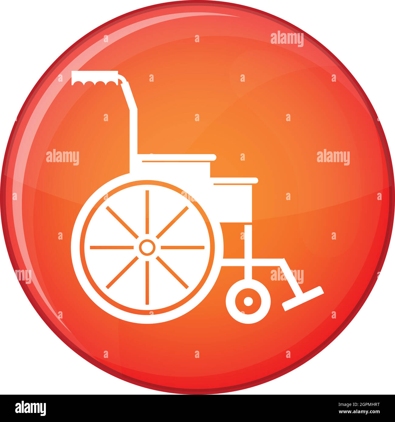 Wheelchair icon, flat style Stock Vector Image & Art - Alamy
