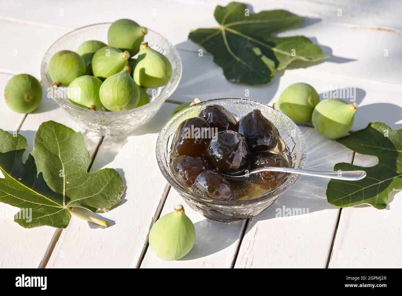 Fig jam on white hi-res stock photography and images - Alamy