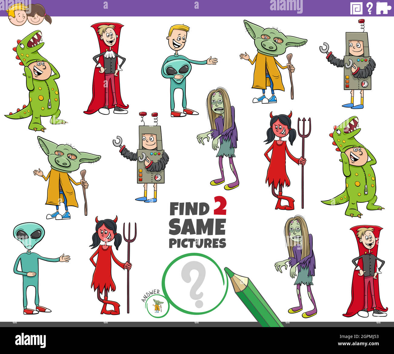 Identical boys Stock Vector Images - Alamy