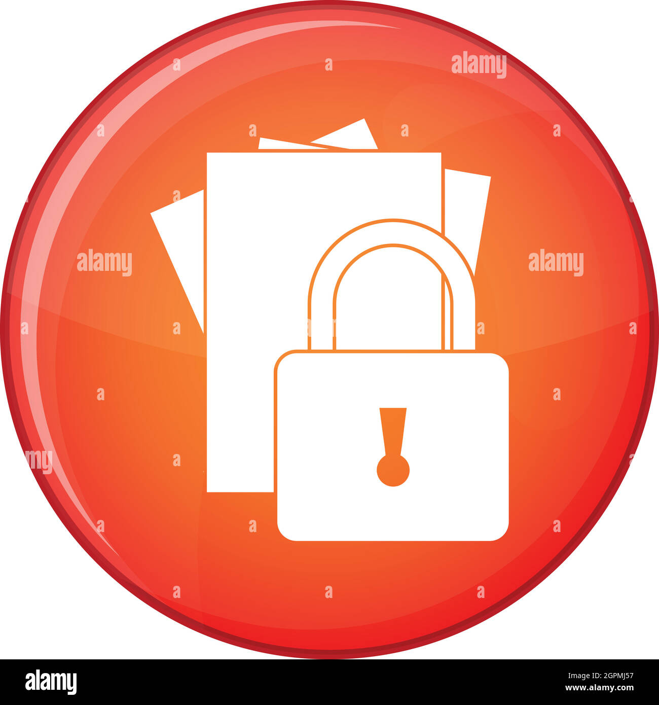 Computer folder file padlock Stock Vector Images - Alamy