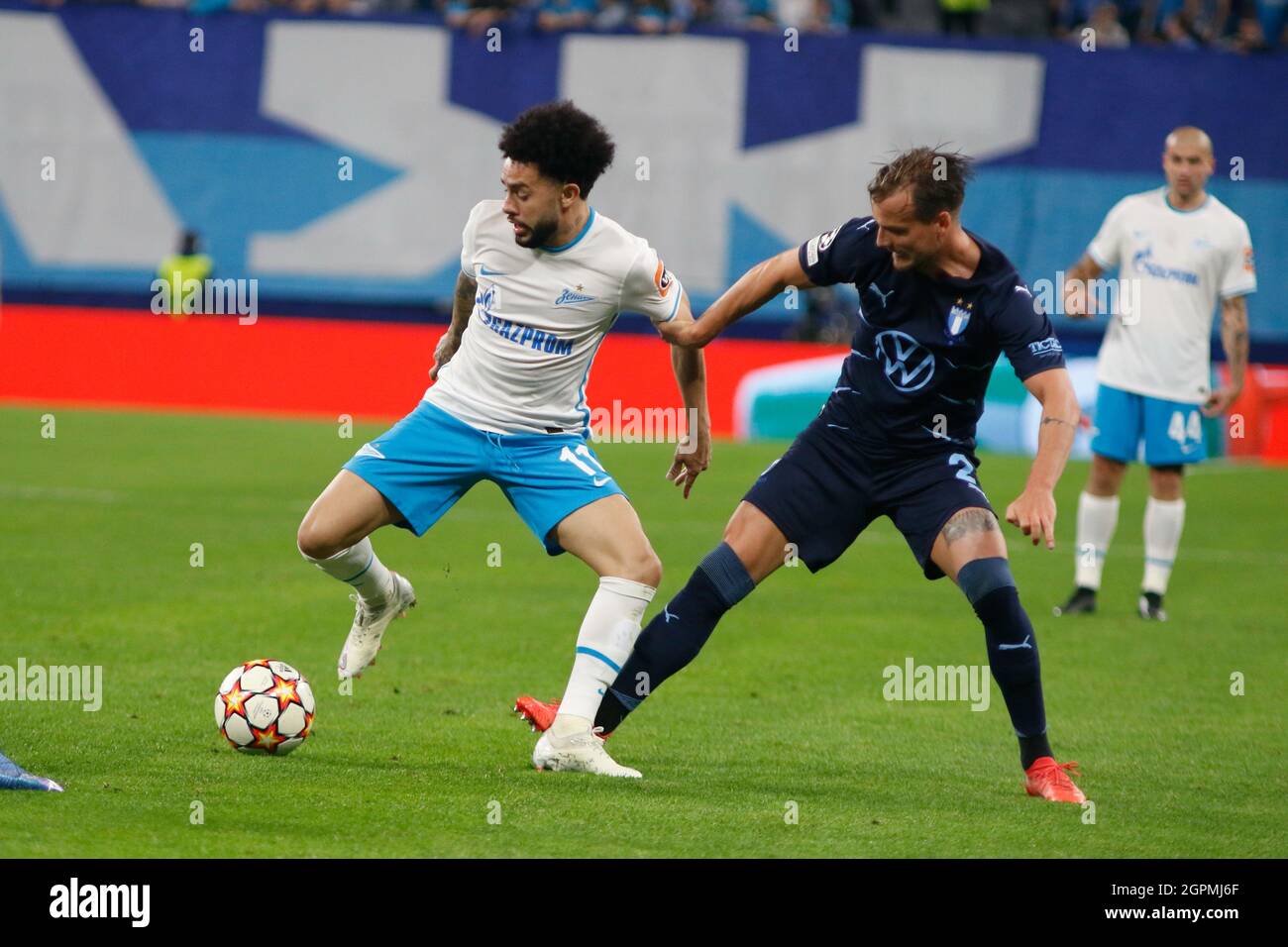 Saint Petersburg, Russia - 25 September 2021: Football, UEFA Champions ...