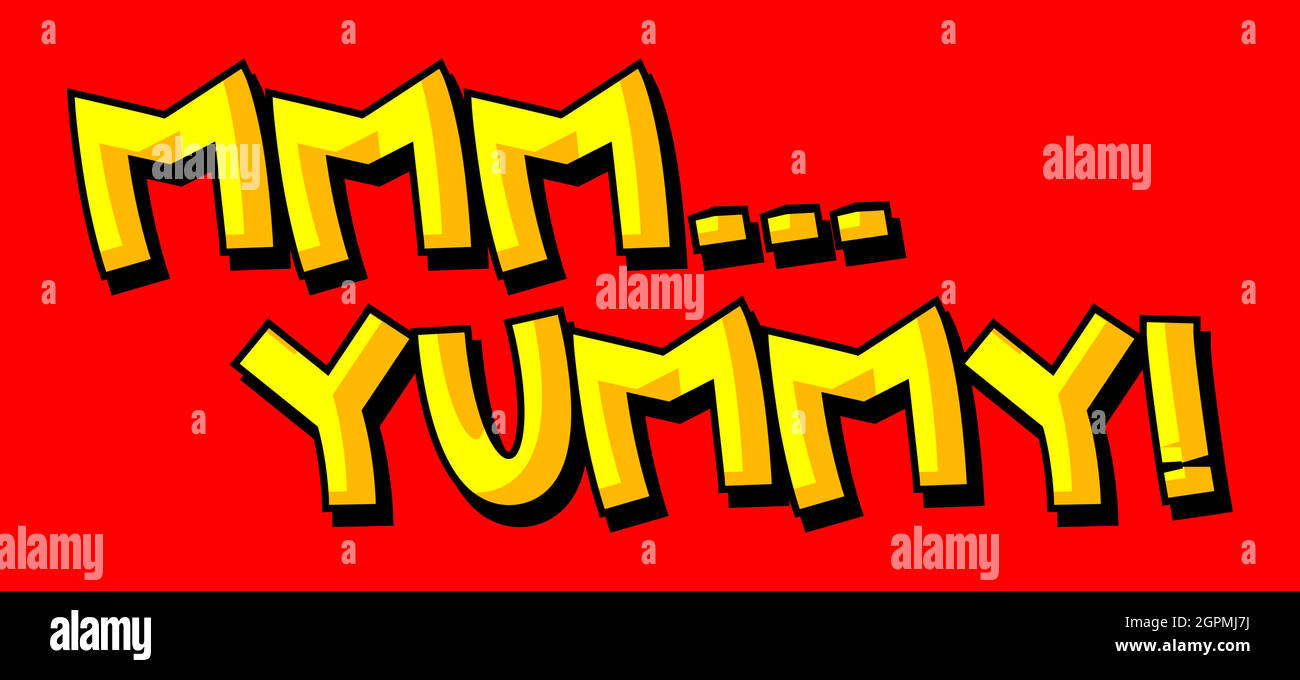 Mmm good Stock Vector Images - Alamy