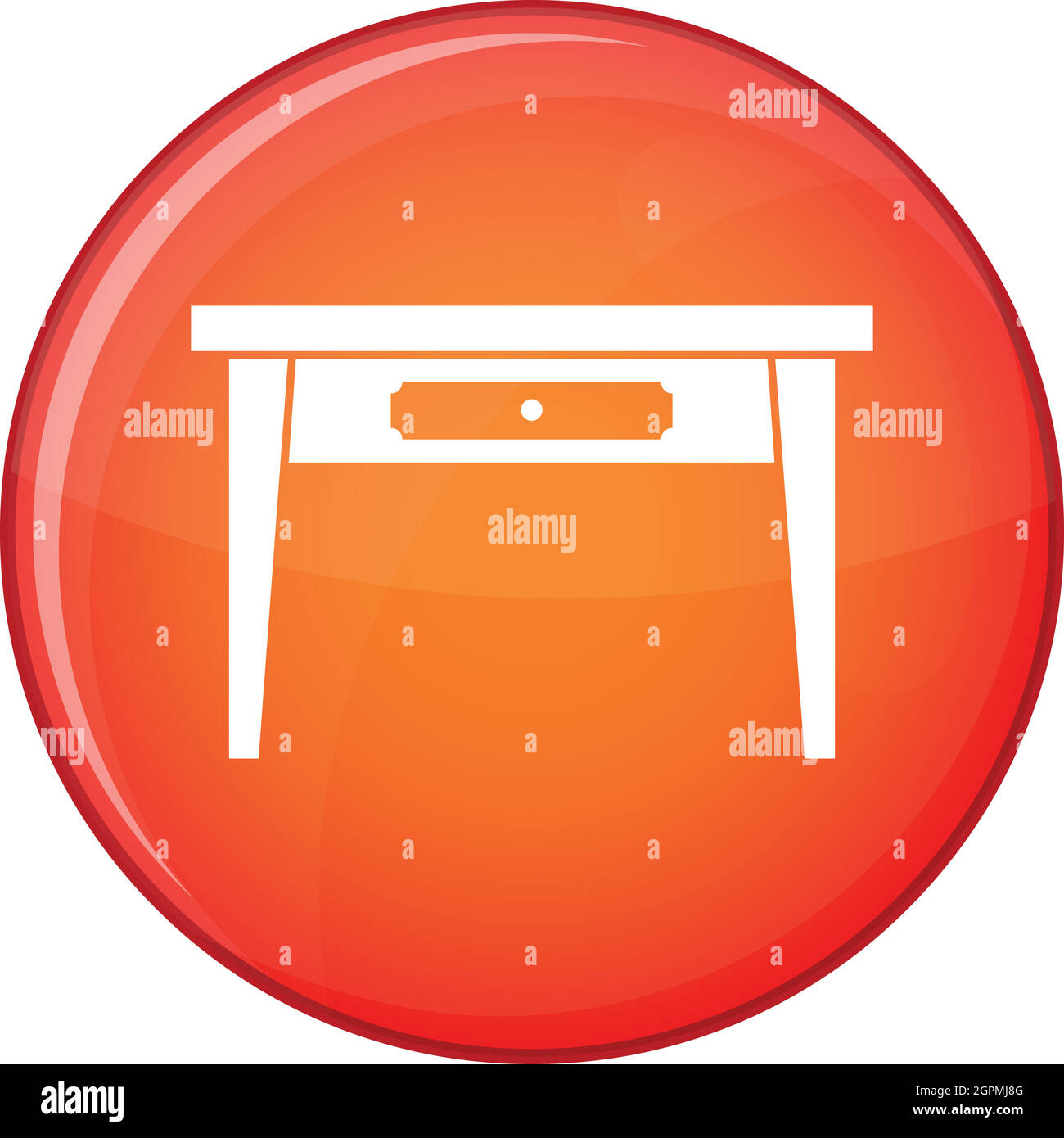 Wooden table icon, flat style Stock Vector Image & Art - Alamy