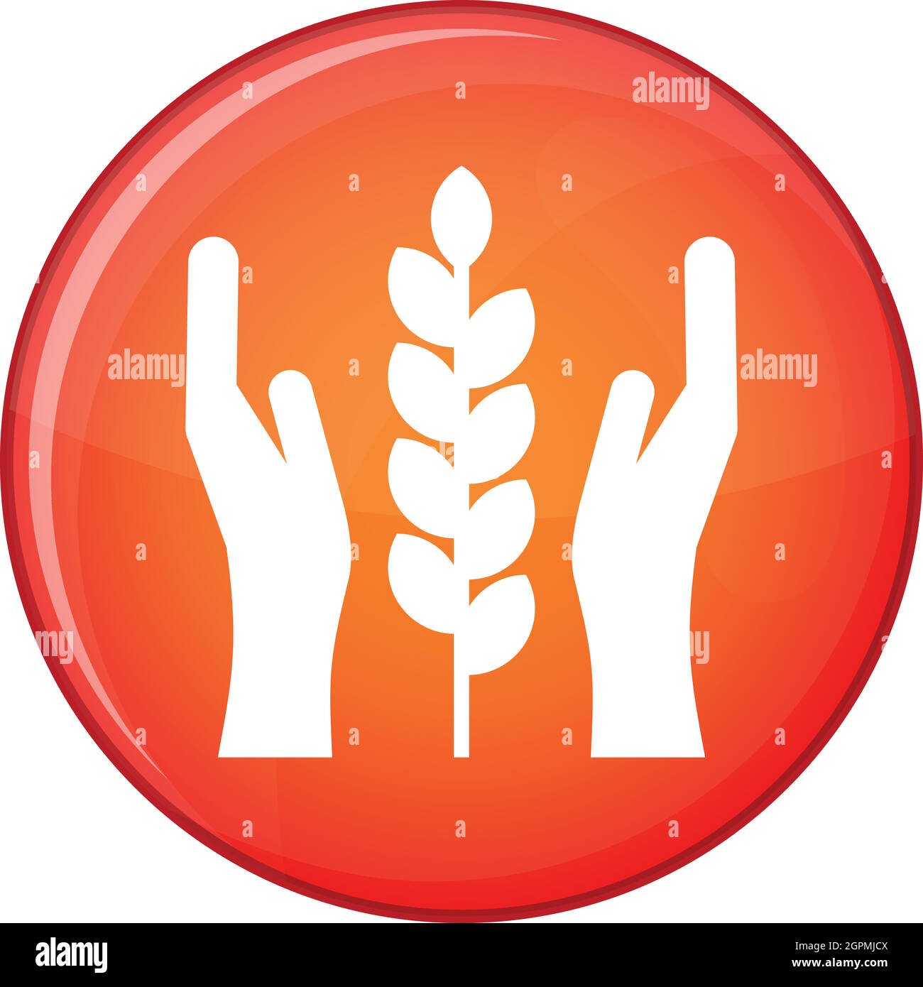 Hand hands agriculture farming Stock Vector Images - Alamy