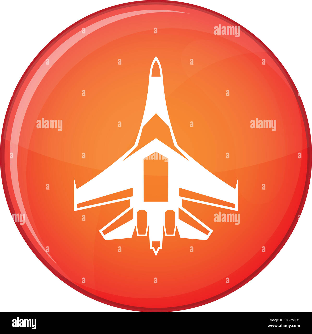 Fighter jet icon vector Stock Vector Images - Alamy