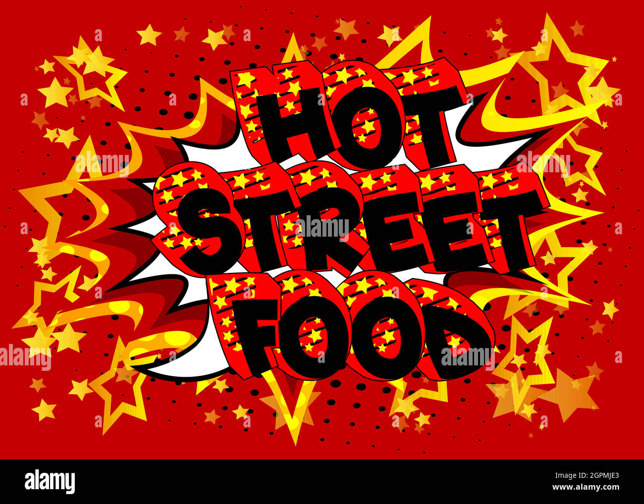 Food comic hi-res stock photography and images - Alamy