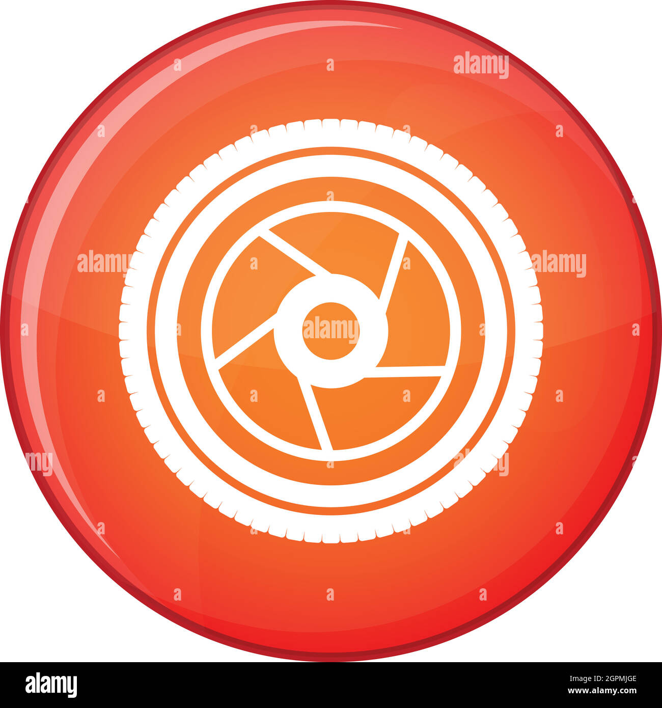 Camera aperture icon, flat style Stock Vector Image & Art - Alamy