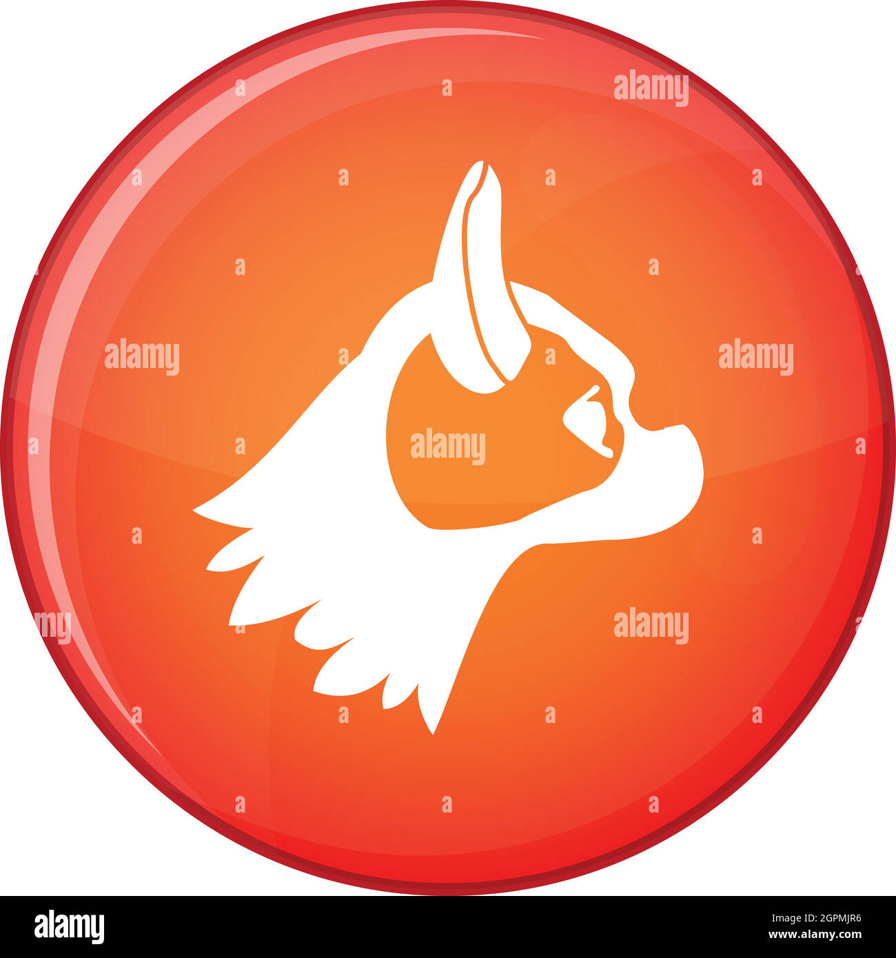 Pug dog icon, flat style Stock Vector Image & Art - Alamy