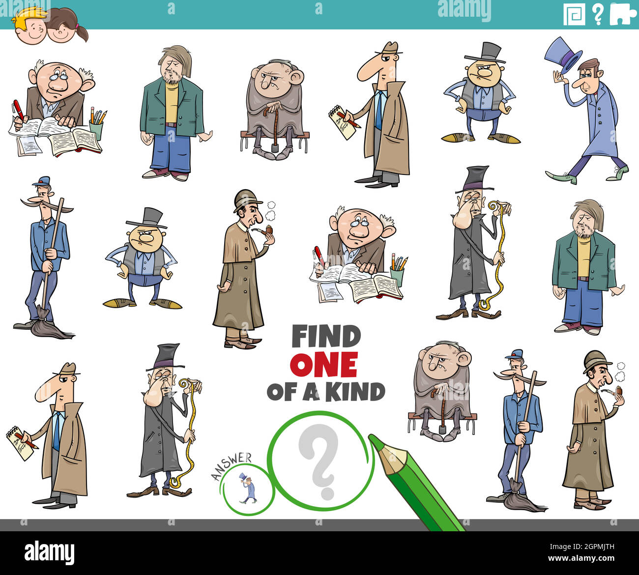 Vintage cartoon characters hi-res stock photography and images - Alamy