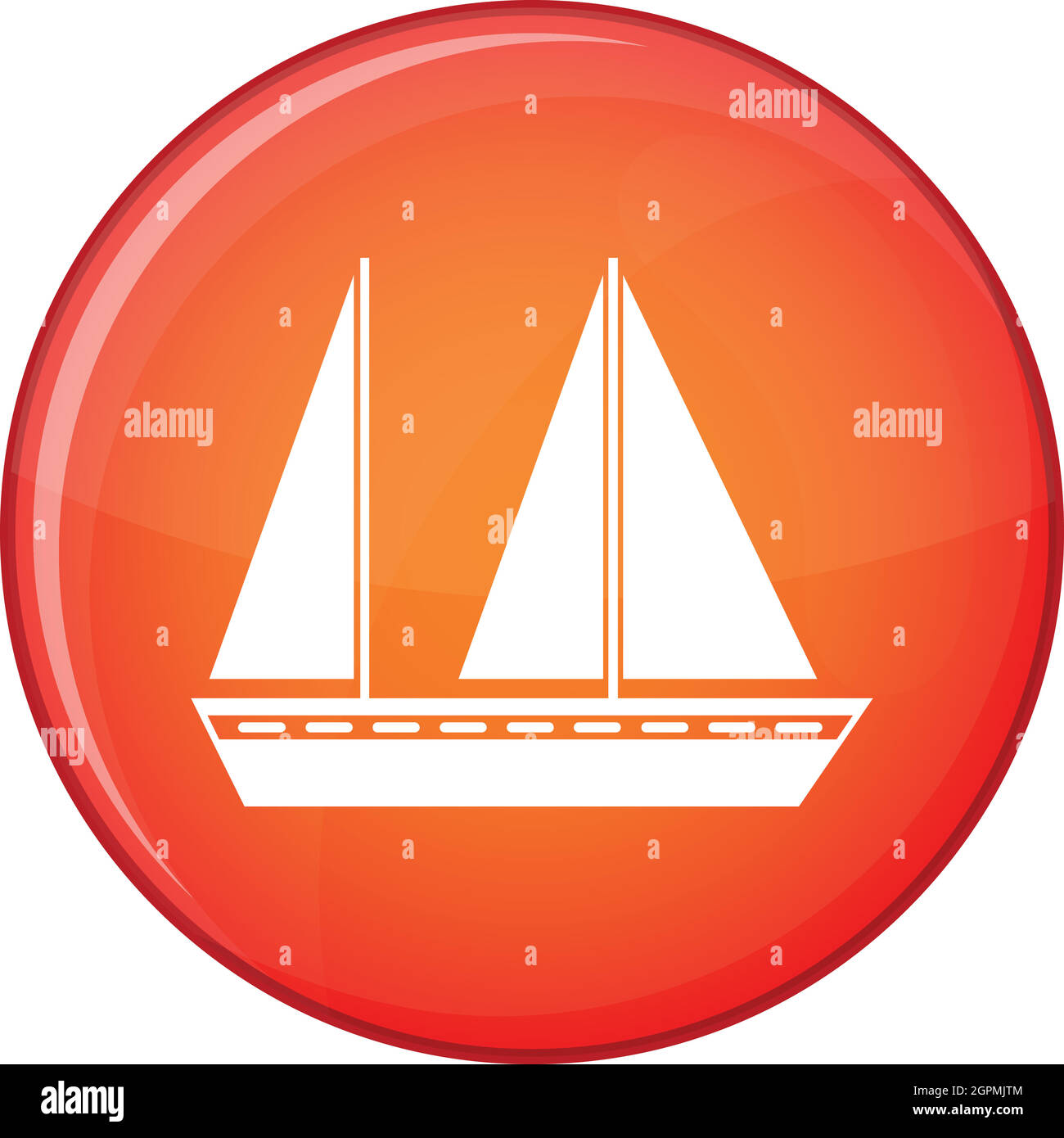 Boat web icon flat hi-res stock photography and images - Alamy