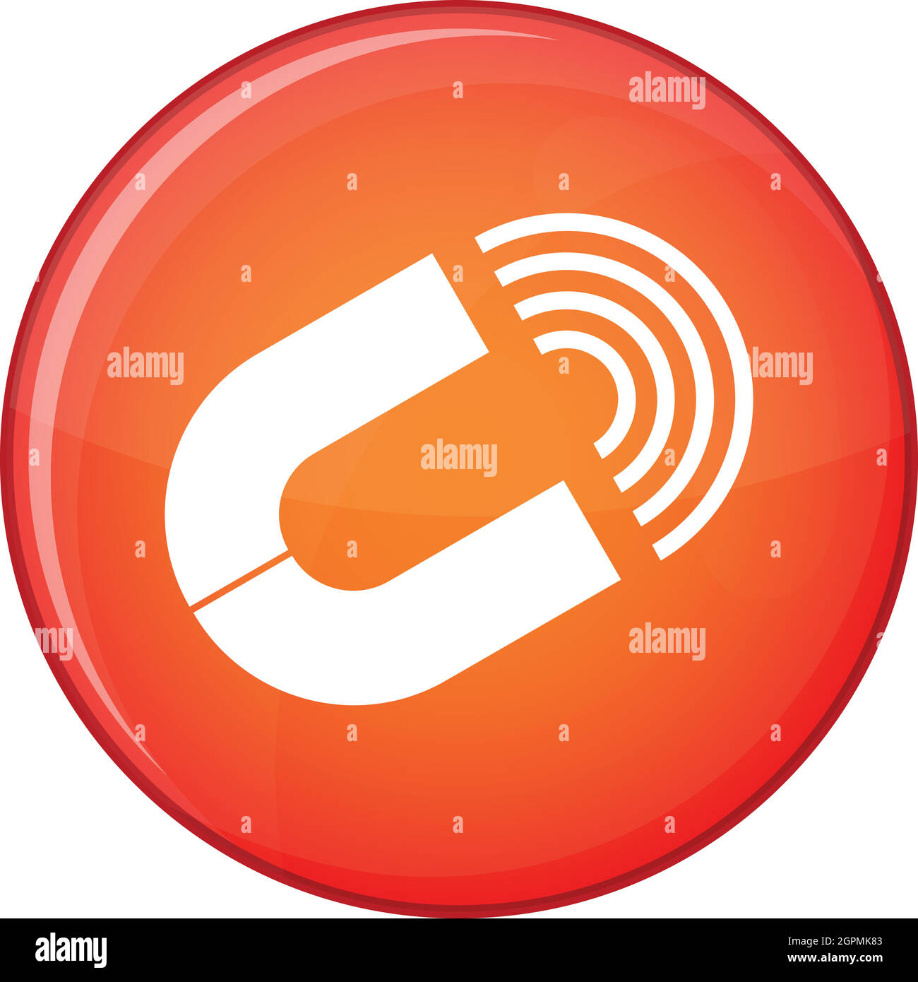 Magnetic force icon hi-res stock photography and images - Alamy