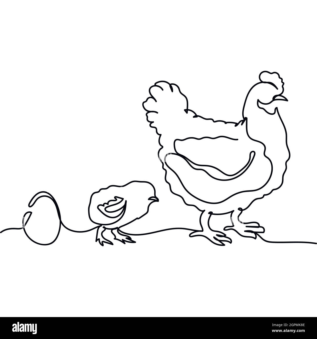 Hen party in background Stock Vector Images - Alamy