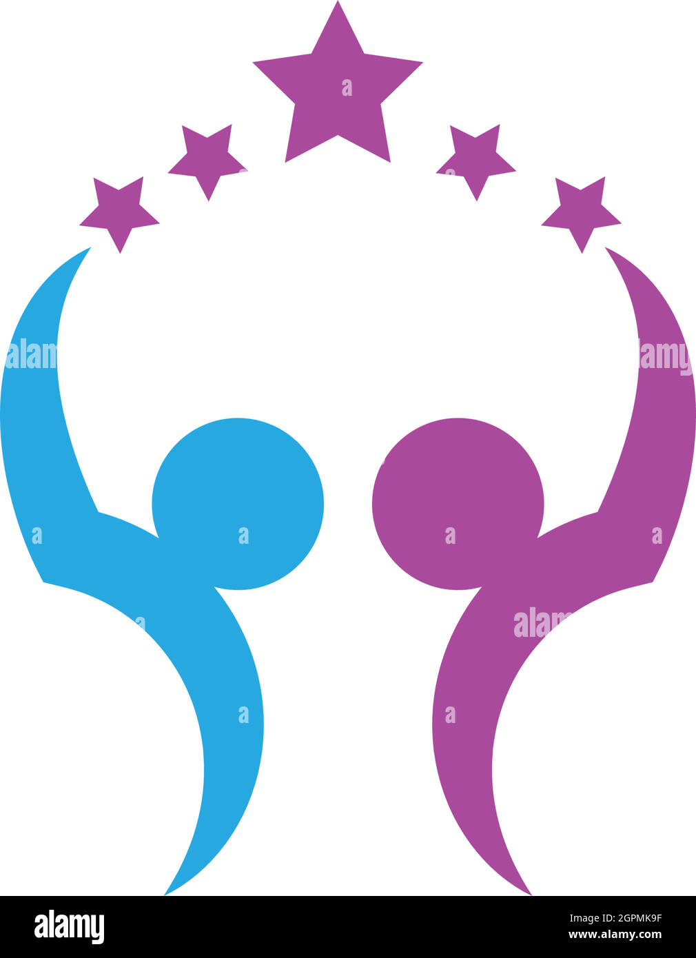 the character of success people and community logo icon Stock Vector ...