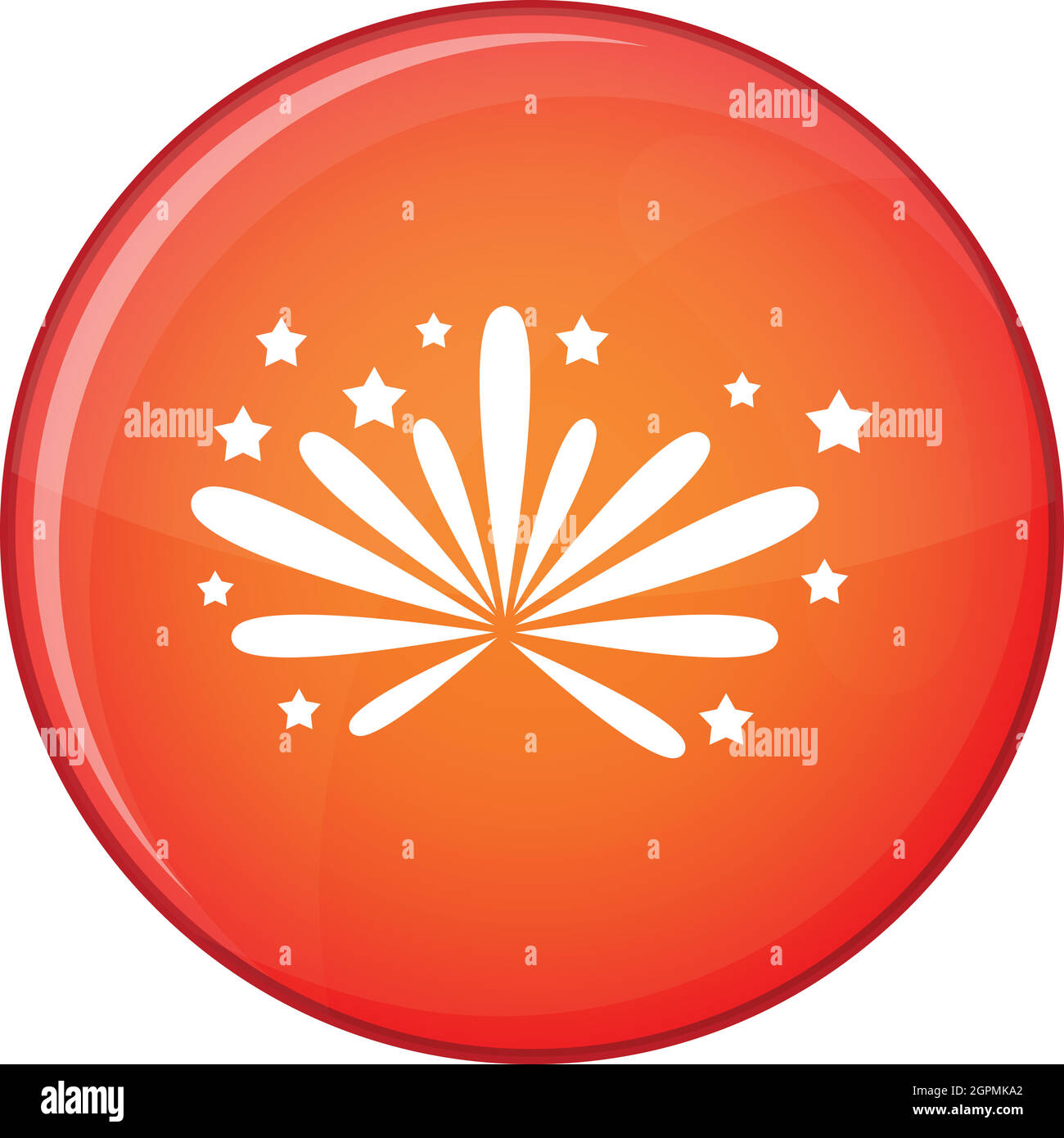 Fireworks icon, flat style Stock Vector Image & Art - Alamy