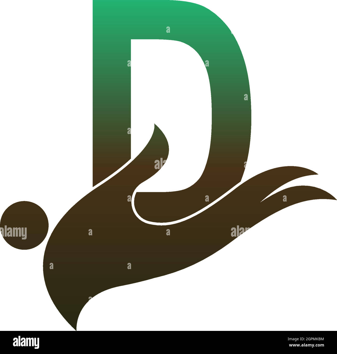 Letter d hand hi-res stock photography and images - Alamy