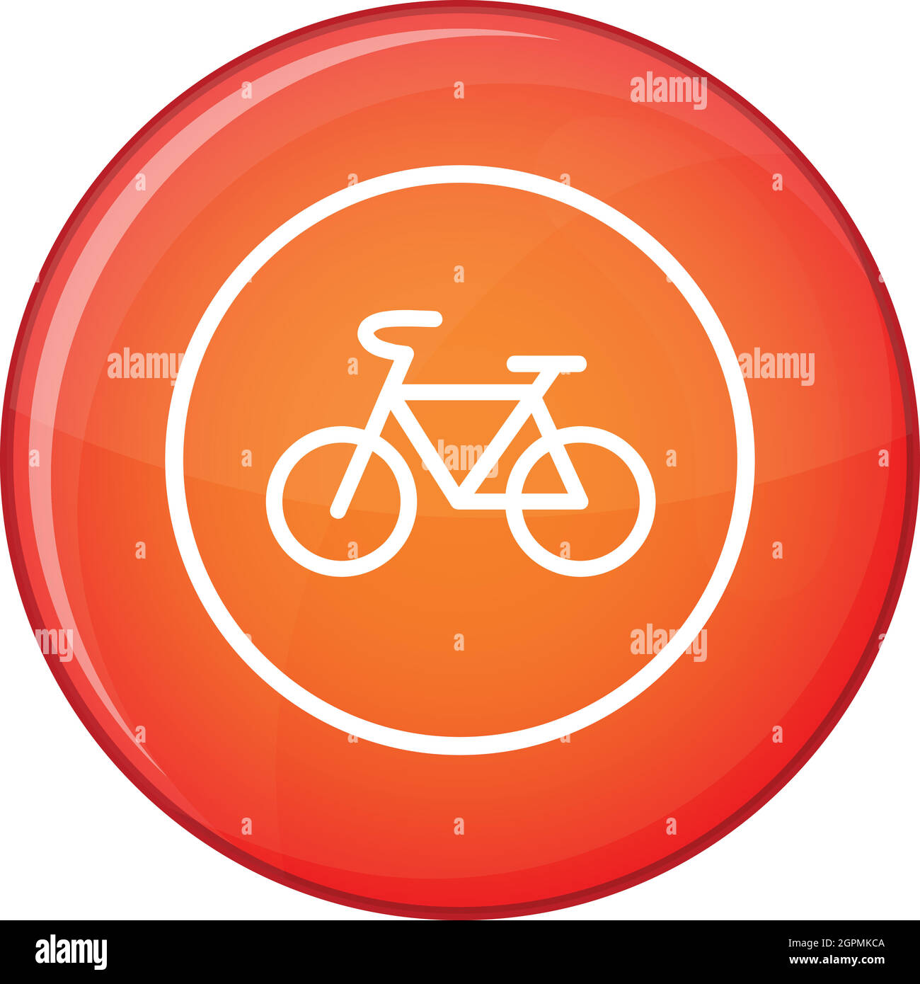 Sign bike icon, flat style Stock Vector Image & Art - Alamy