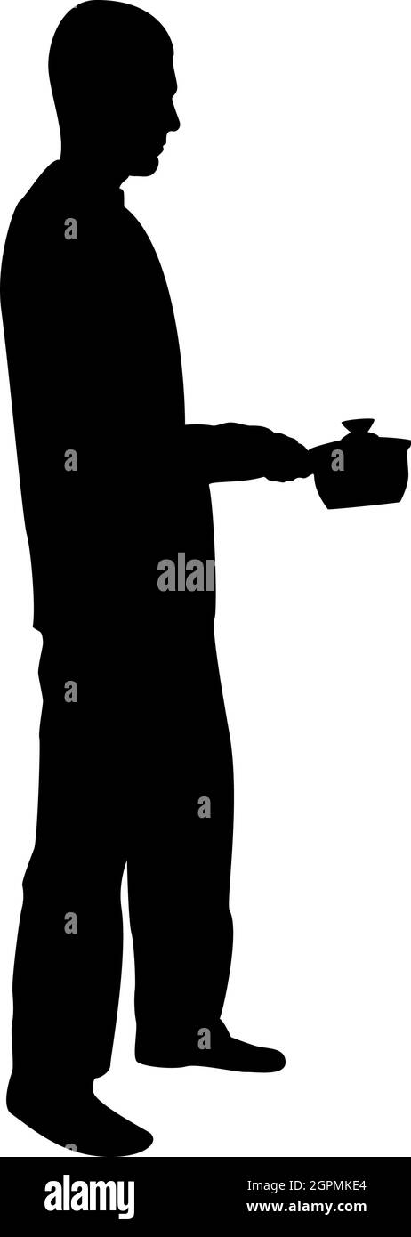 Black male man cooking Cut Out Stock Images & Pictures - Alamy