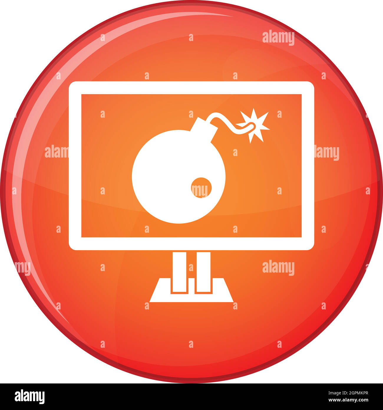 Explosive bomb icon on hi-res stock photography and images - Alamy