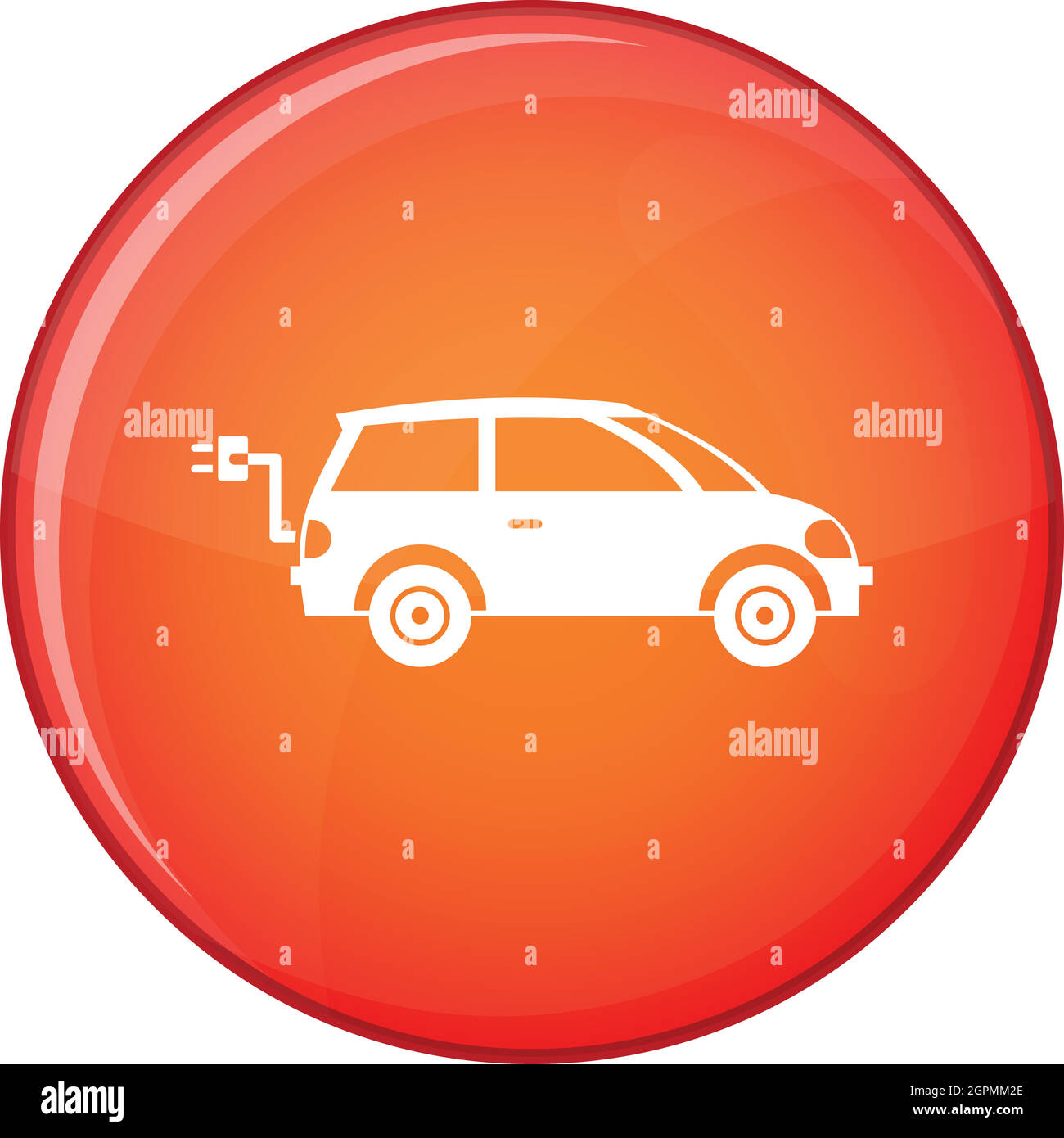Electric car icon, flat style Stock Vector Image & Art - Alamy