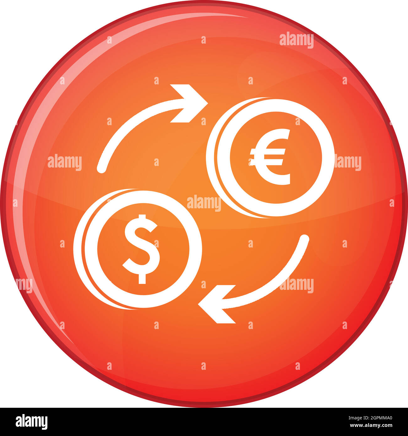 Currency icon dollar euro Stock Vector Images - Alamy