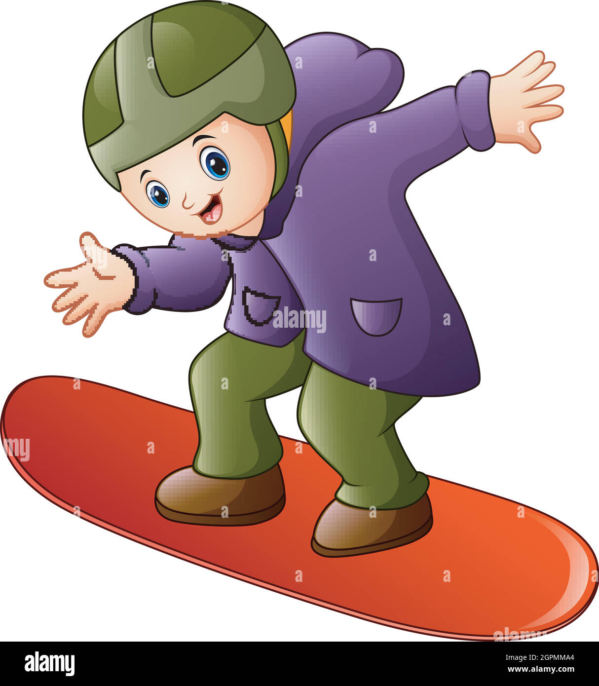 Cartoon Snowboarder High Resolution Stock Photography and Images - Alamy