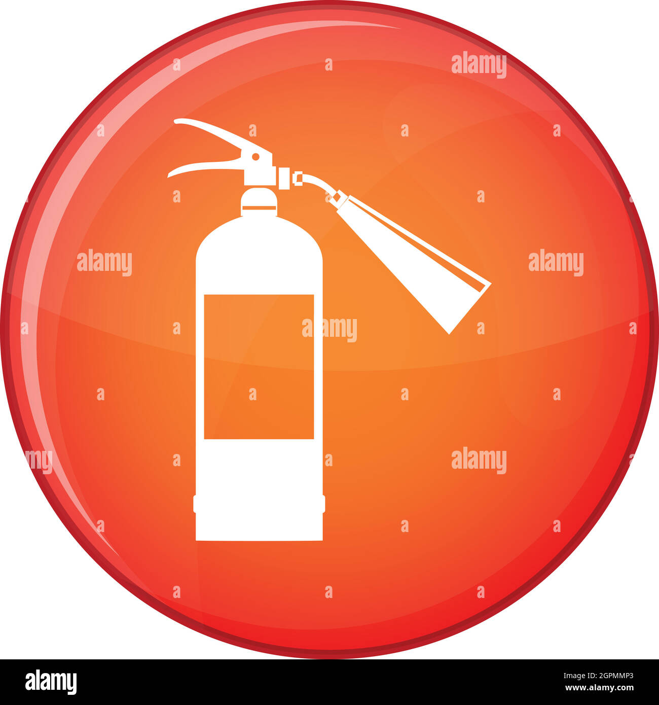 Fire extinguisher icon, flat style Stock Vector Image & Art - Alamy