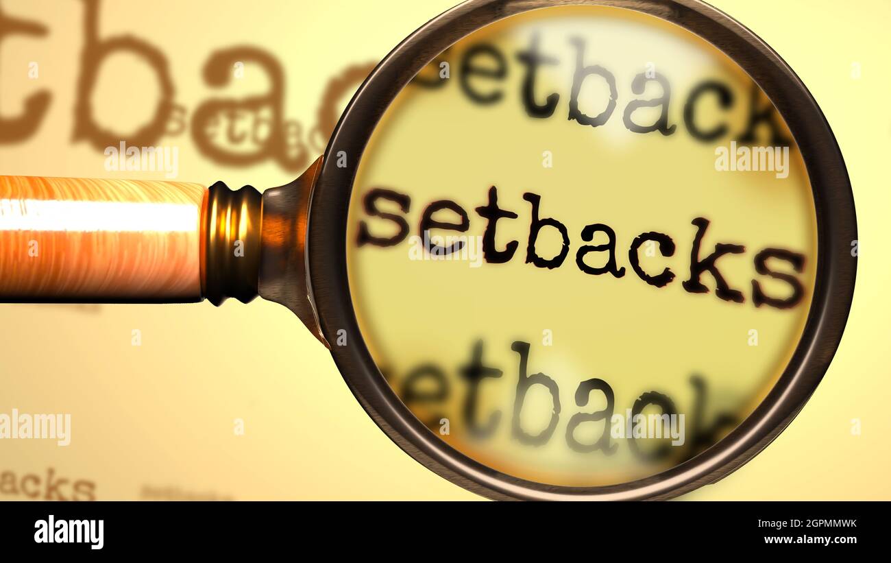 Setbacks hi-res stock photography and images - Alamy
