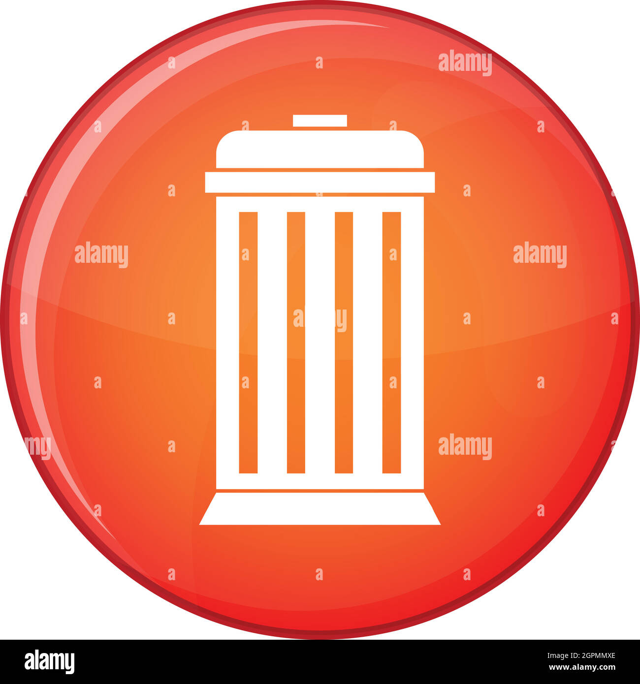 Trash can icon vector Stock Vector Images - Alamy