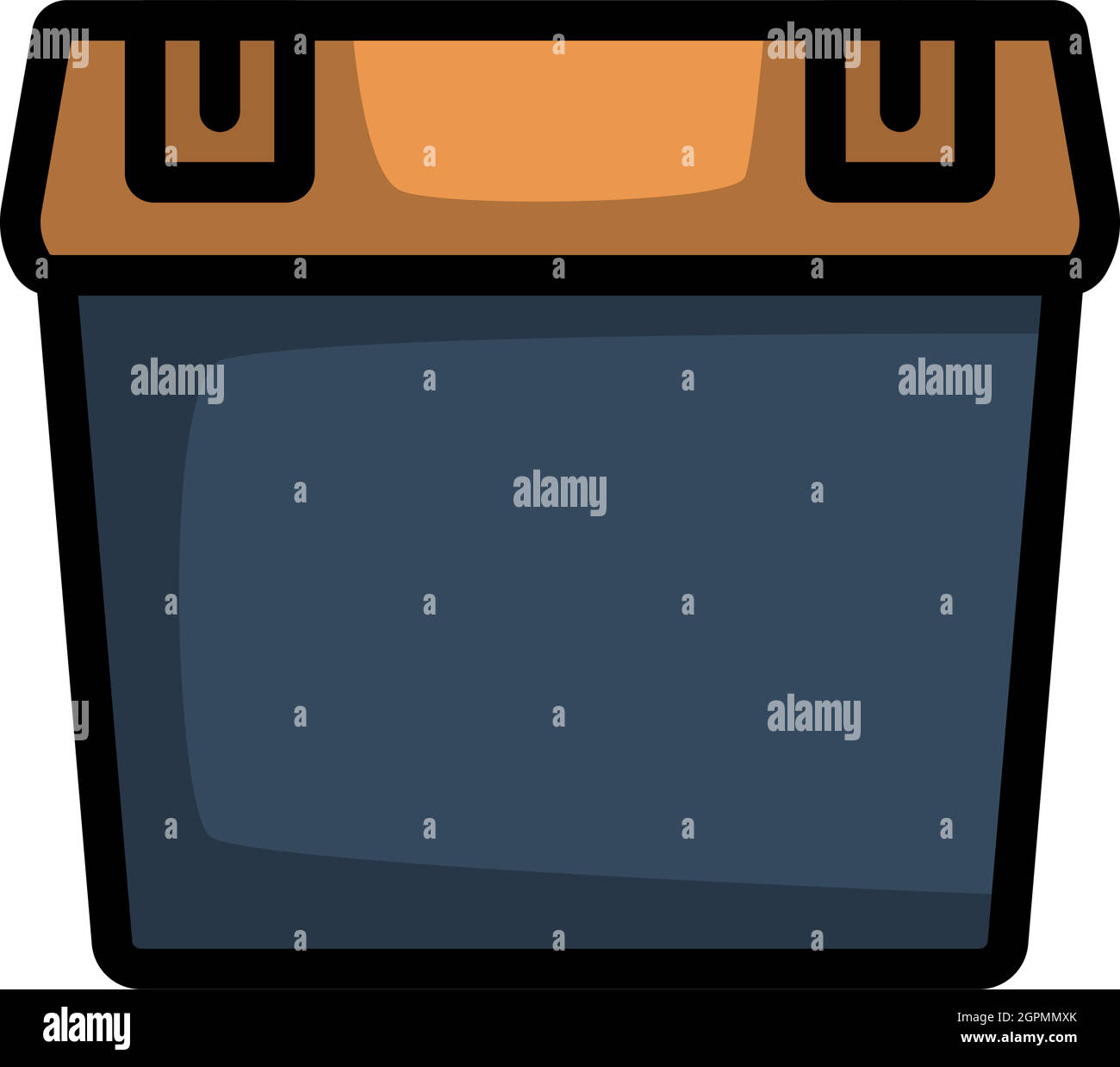 Icon Of Fishing Opened Box Stock Vector Image & Art - Alamy
